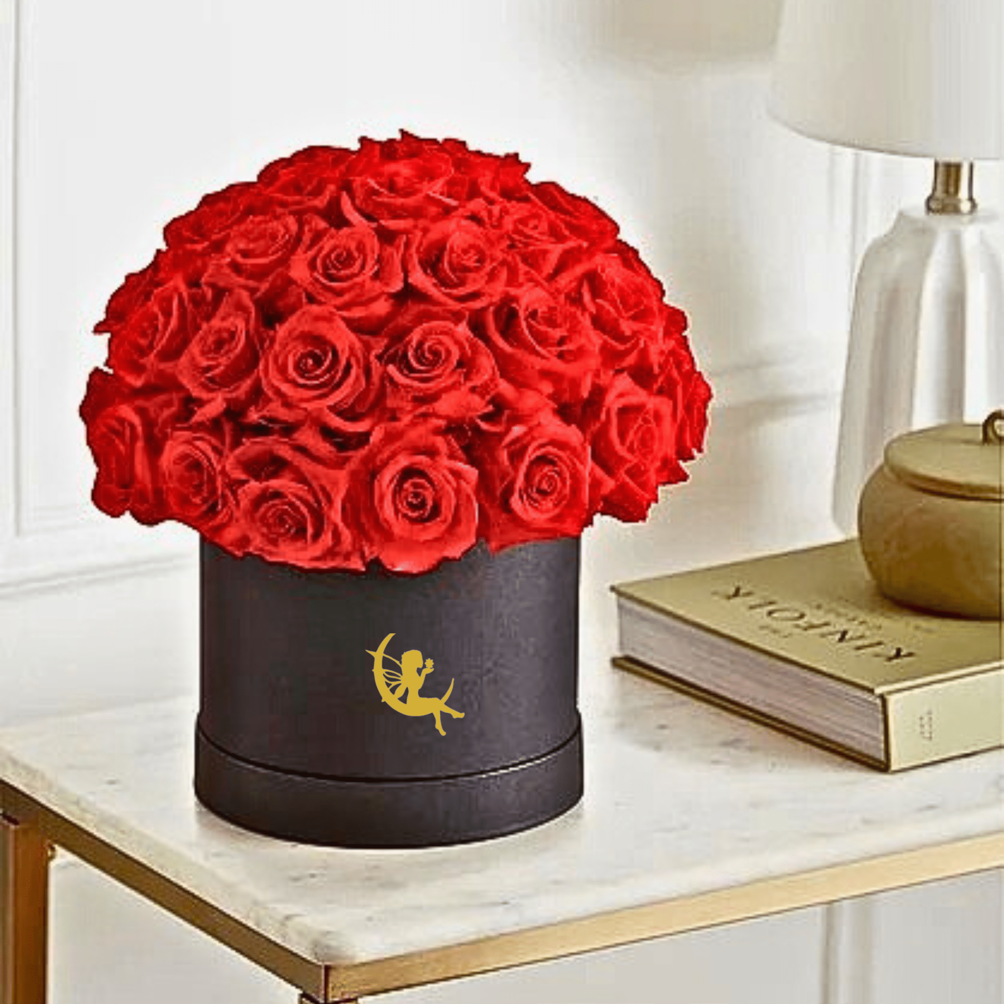 Iconic Fresh Rose box – Enchanted Blooms ATL